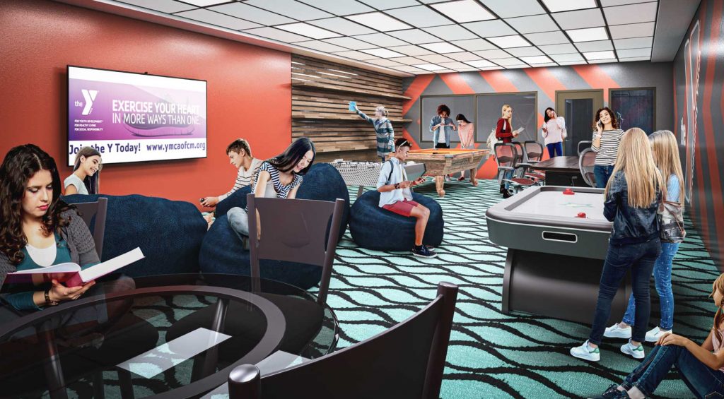 New Tri-Community Family Branch YMCA Teen Center – YMCA of Central ...